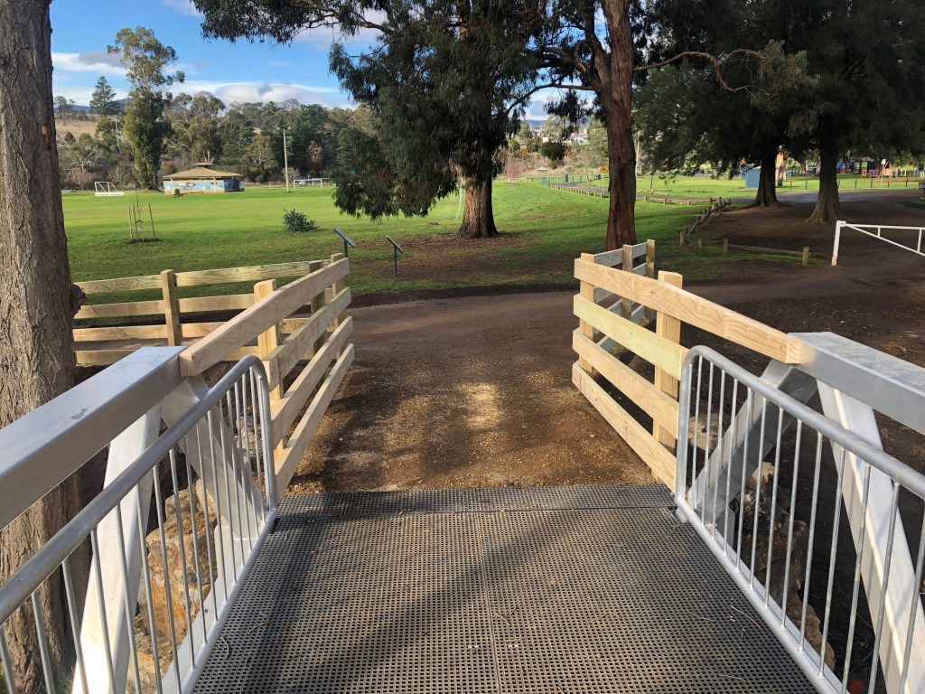 Tynwald Park – Aluminium Footbridge – TasSpan